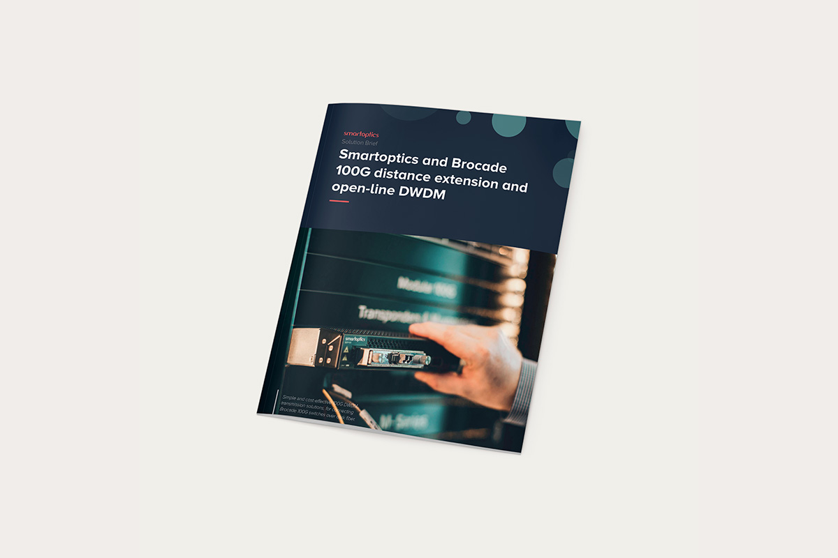 Brocade 100G distance extension and open-line DWDM solutions solution brief